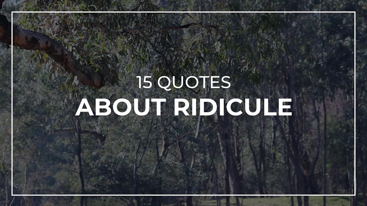 15 Quotes about Ridicule | Quotes for Facebook | Inspirational Quotes ...