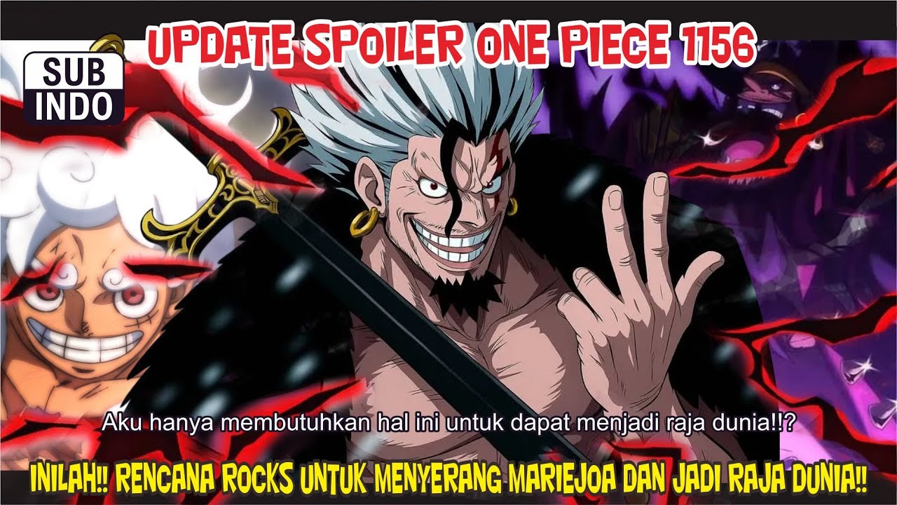 UPDATE SPOILER OP 1156 - INILAH!! RENCANA ROCKS UNTUK MENYERANG ...