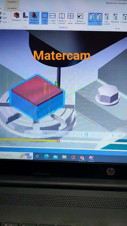 mastercam programming| cnc programming #shortsvideo #cncprogramming # ...