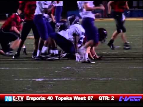 Emporia High VS Topeka West Football 9/19/14 - YouTube