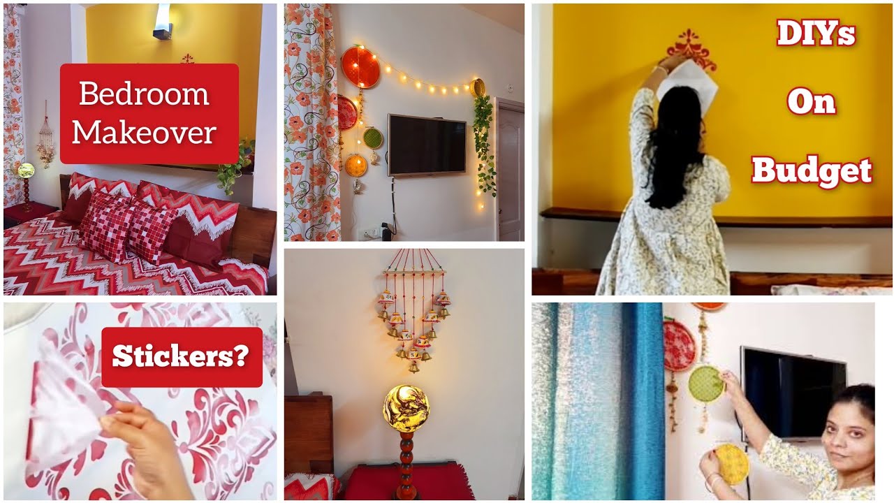 Quick Bedroom Makeover || Interior Decoration@Merapittara - YouTube