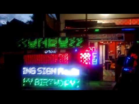Running Text Led Display - YouTube
