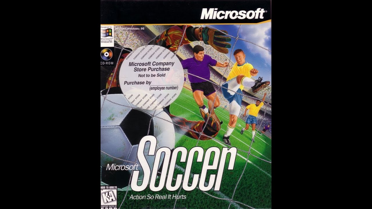Previews From Microsoft Soccer 1996 PC CD-Rom - YouTube