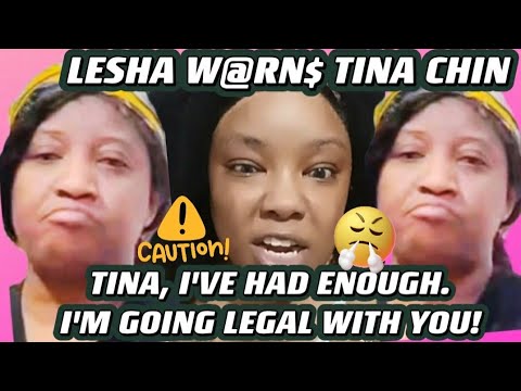 'TINA CHIN, I'VE HAD ENOUGH. IM GOING L€GAL. GET READY. - YouTube