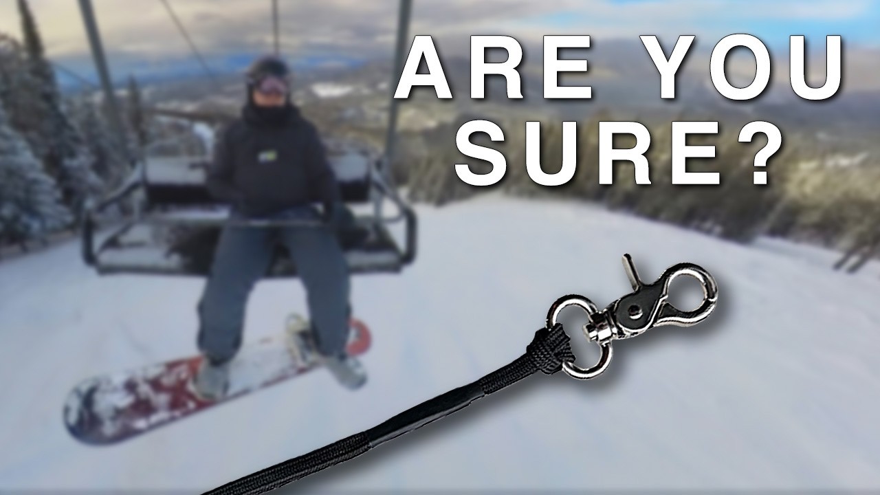 Using A Leash With Burton Step On Bindings - YouTube