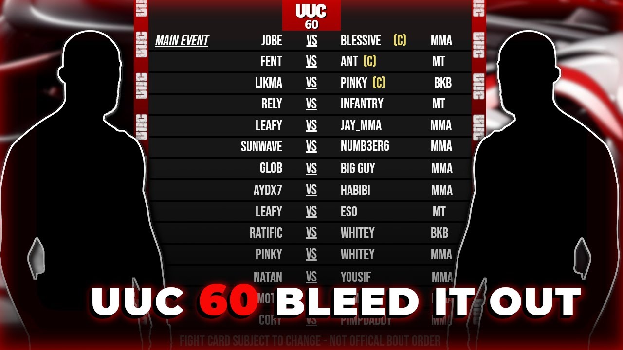 UUC 60: Bleed It Out UFC Undisputed 3 - YouTube