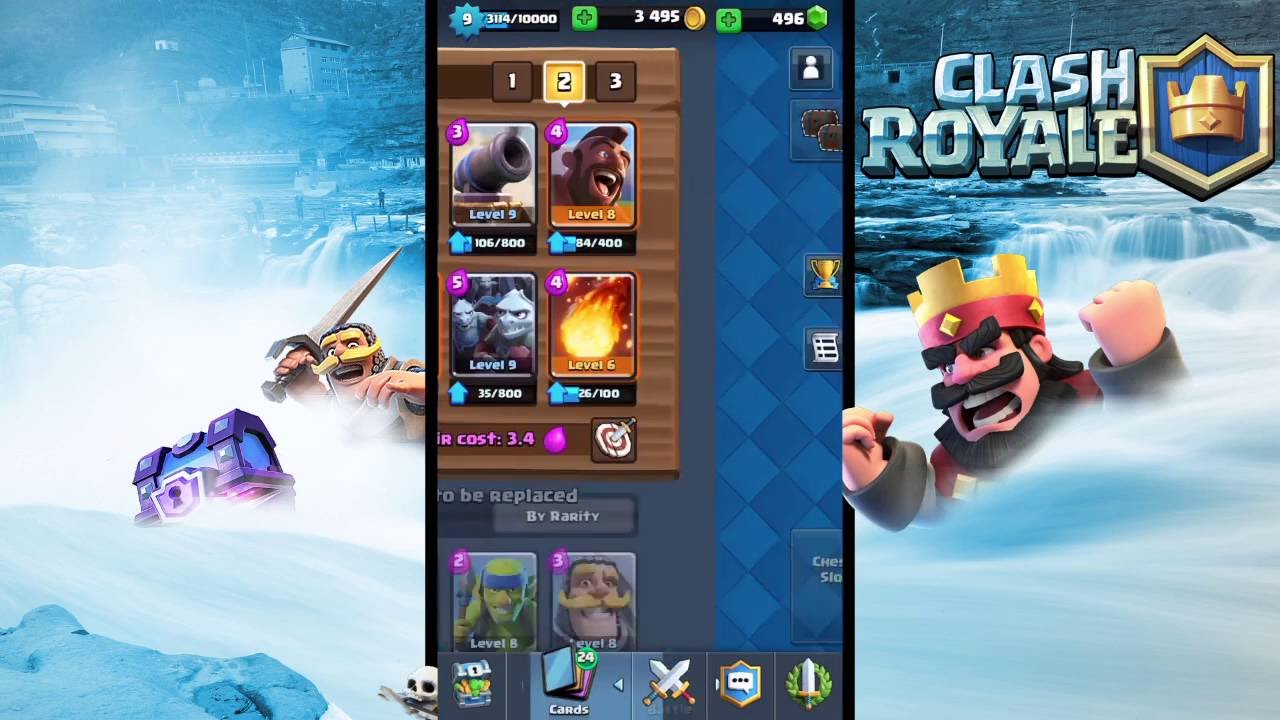 Frozen Peak gameplay!:: New arena in Clash Royale - YouTube