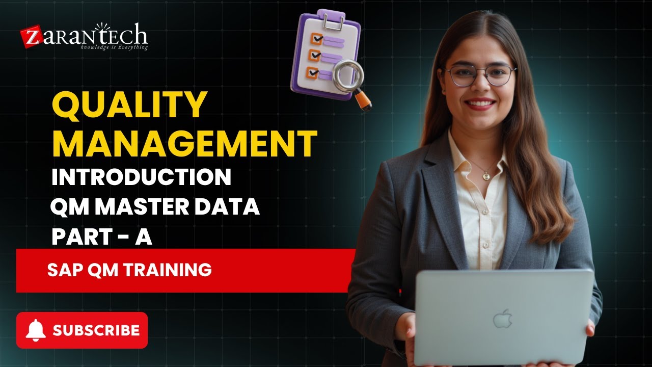 Quality Management Introduction and QM Master Data - Part A | SAP QM ...