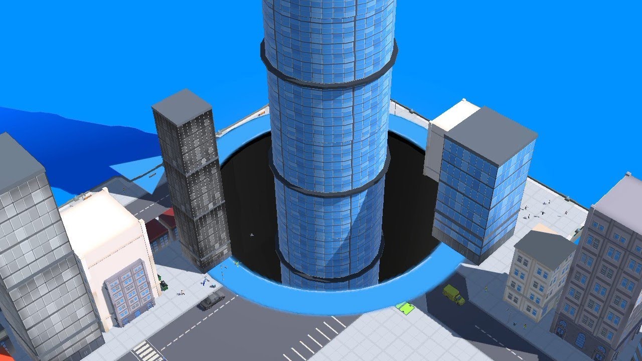 Hole.io - Big Hole City #59 Gameplay Walkthrough Android iOS - YouTube