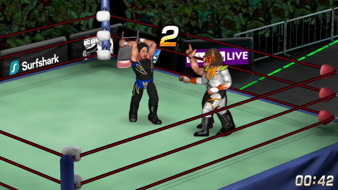 Super Crazy vs. Psicosis (Fire Pro Wrestling World) - YouTube