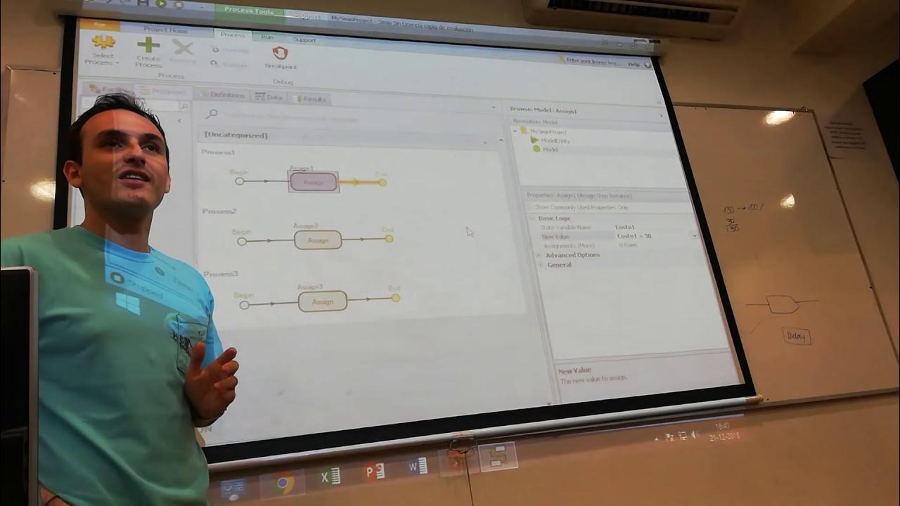Simulación con Simio - Clase 8 | Procesos, Add-On Process Triggers, Plots y Variables de una ...