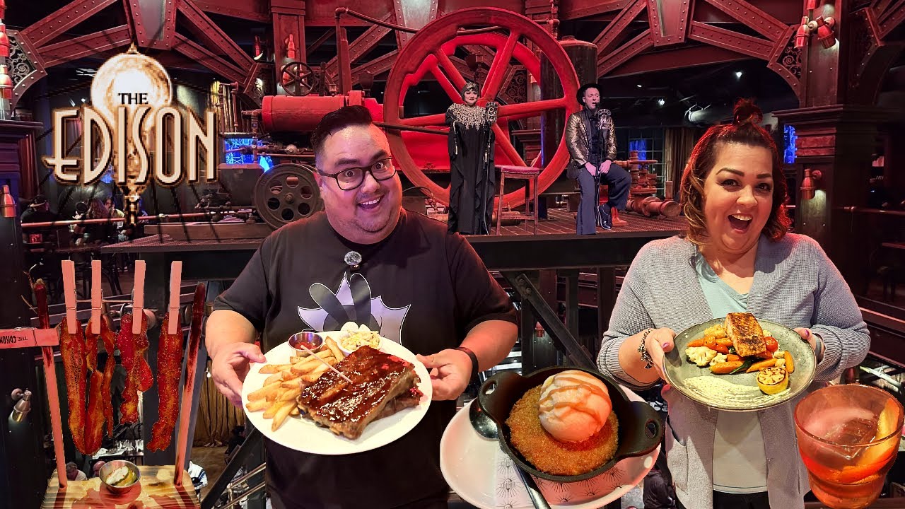 The Edison in Disney Springs | Dinner Review at Walt Disney World 2025 ...