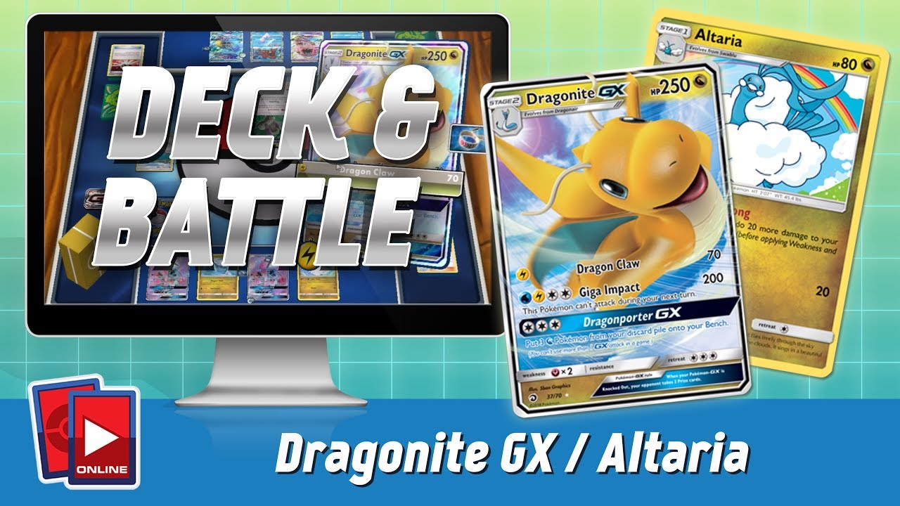 Dragonite GX / Altaria Deck & Battle (SUM - DRM) - YouTube