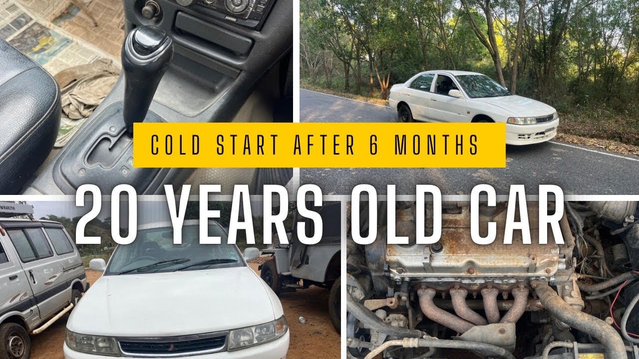 Cold start after 6 months l mitsubishi lancer 1.8 invex l 20 ವರ್ಷ ಹಳೆಯ ...