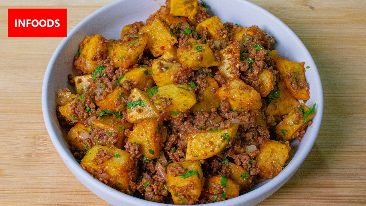 Minced Meat and Potatoes Recipe | How to Make Minced Meat with Potatoes ...