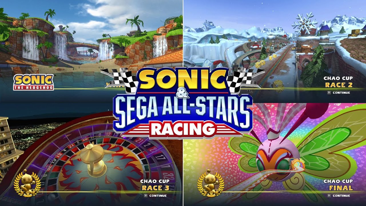 Sonic & Sega All-Stars Racing // Chao Cup - Walkthrough (Part 1) - YouTube