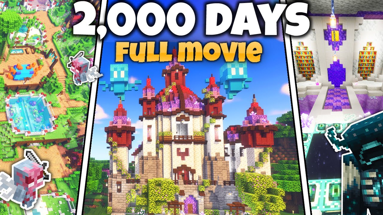 2,000 Days in Minecraft [FULL MOVIE] Let’s Play Survival Hard Mode ...