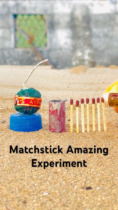 Matchstick Amazing Experiment | Diwali Crackers | #shorts #fireworks #diwali - YouTube