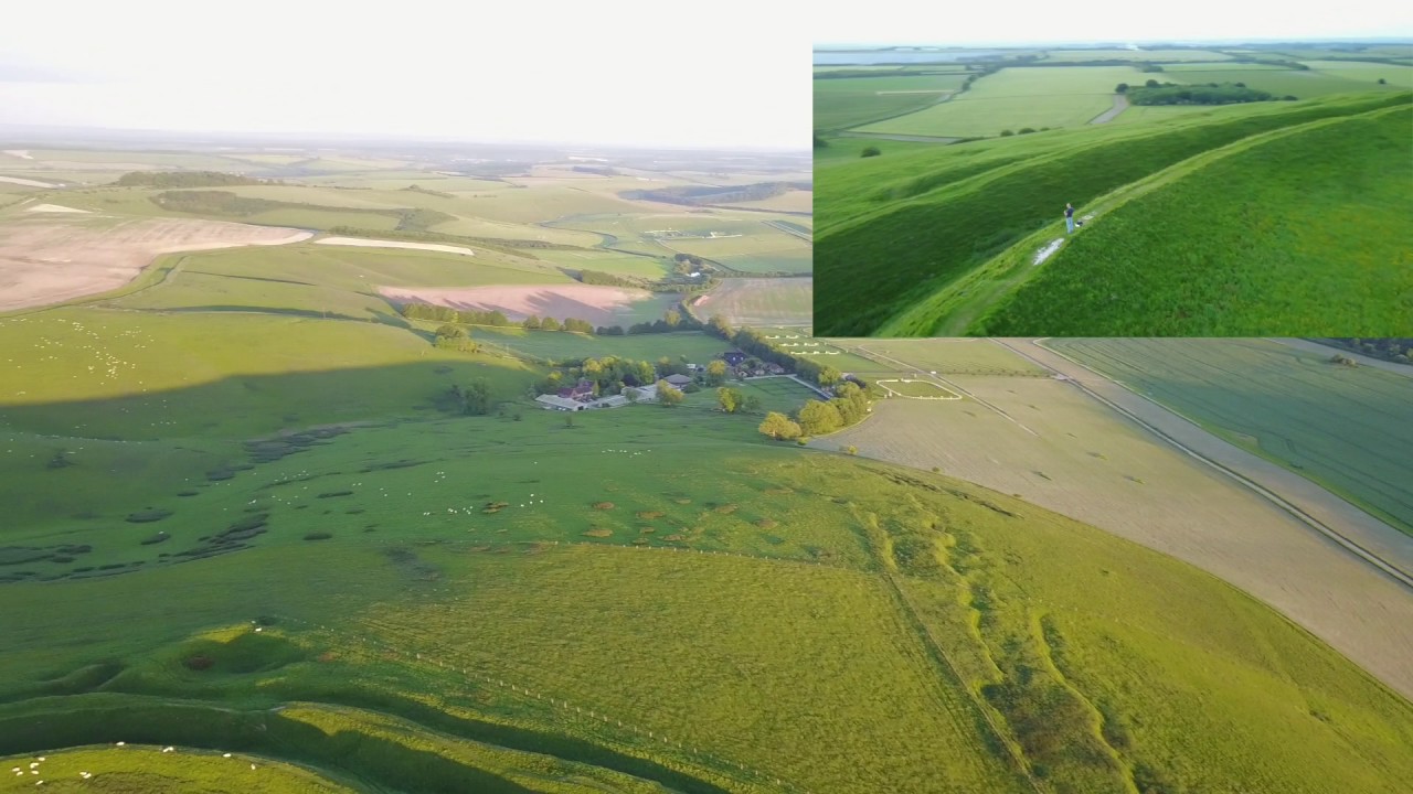 Barbury Castle - Iron Age Hill Fort, Wiltshire UK - YouTube