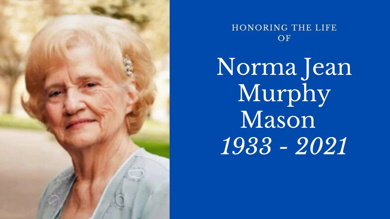 Norma Jean Murphy Mason Funeral Service - YouTube
