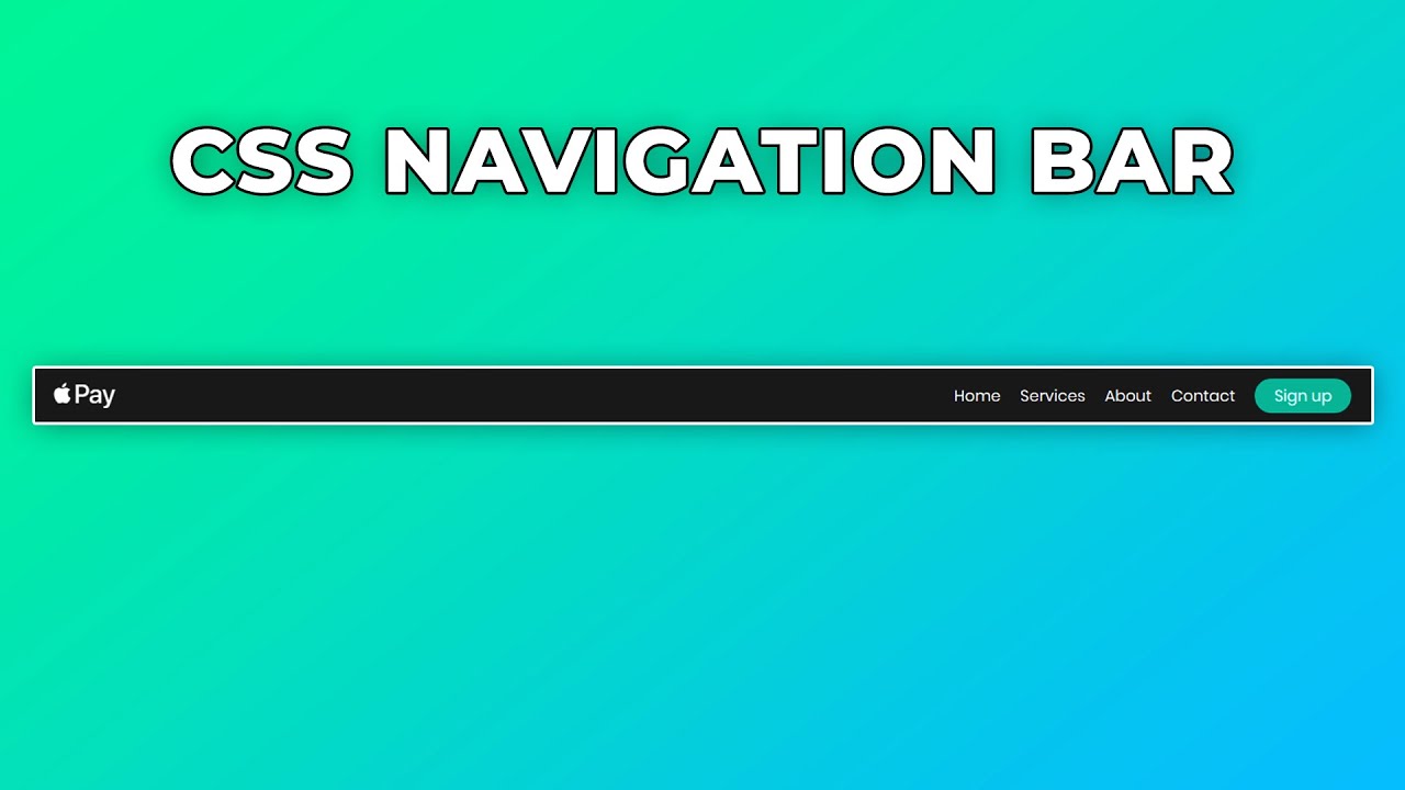 Create An Awesome Navigation Bar Using Only Html And Css Css Navbar