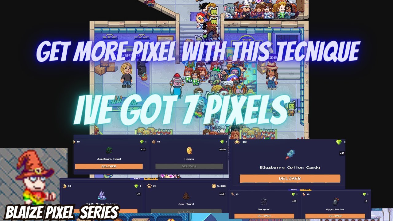 PIXELS ADVANCE TIPS-How to Unlock MORE PIXELS (Tetris Technique ...