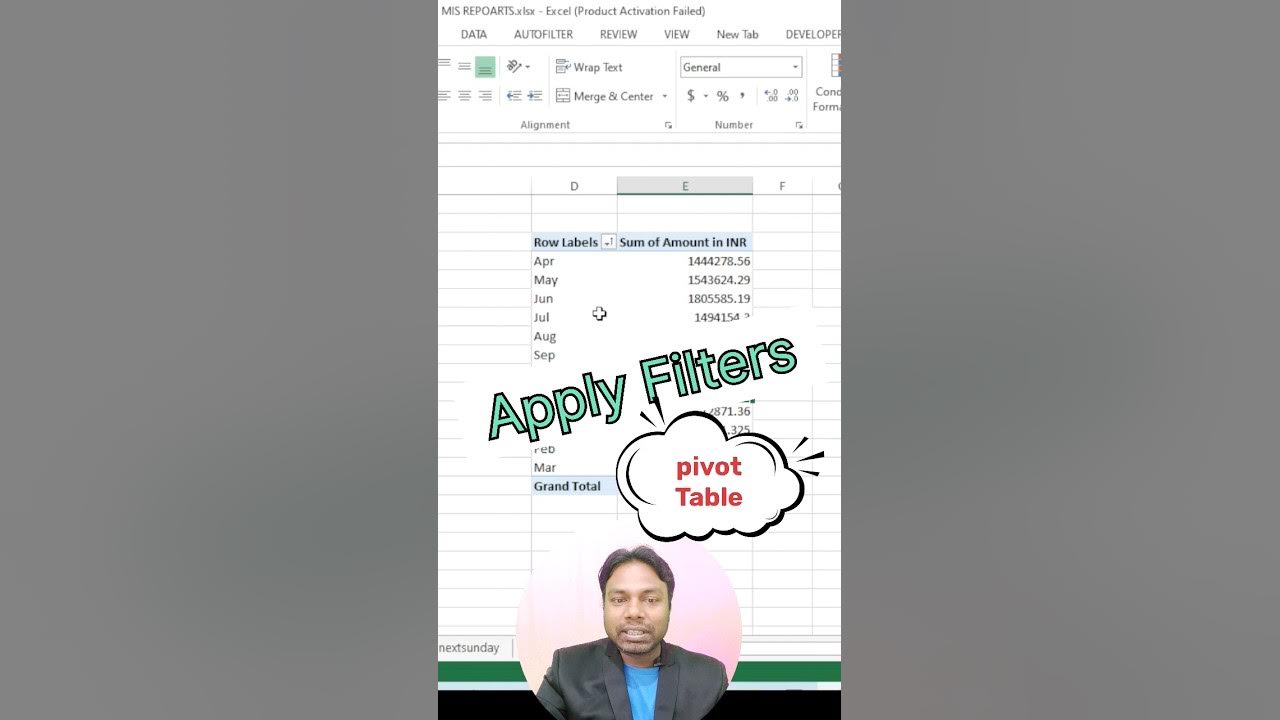 Simplifying Data Analysis with Pivot Table Filters | Excel Tutoria #shorts - YouTube