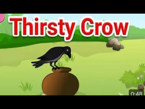 The thirty crow story in English .moral story of kids .The thirsty crow ...