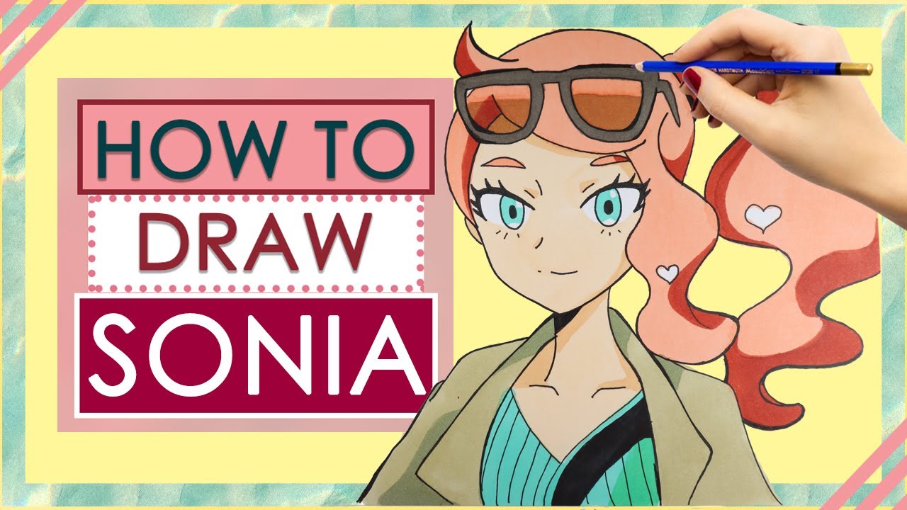 How to Draw Anime [SONIA from POKEMON] - YouTube
