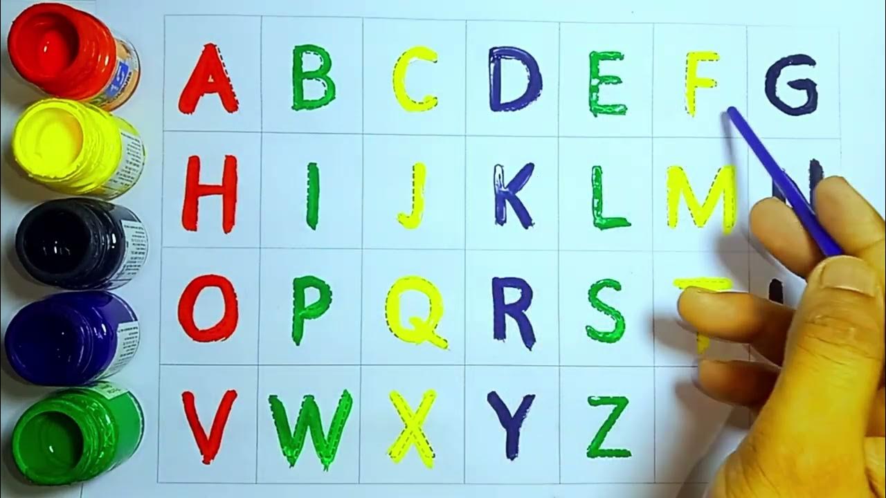 learning to write alphabet letters | alphabet learning | alphabets abcd ...