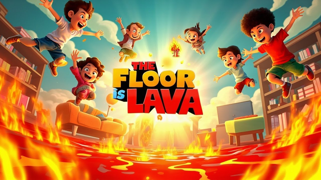 The Floor Is Lava! 🔥🎵 Exercise Dance Song & Movement Activity! - YouTube
