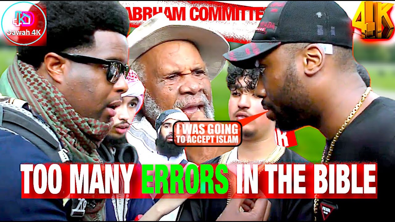 YOU MUSLIMS CHANGED THE STORY OF ADAM? CHRISTIAN & HAMZA| SPEAKERS ...