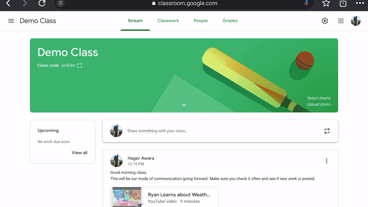 Teacher Setup Google Classroom Part 2 - YouTube