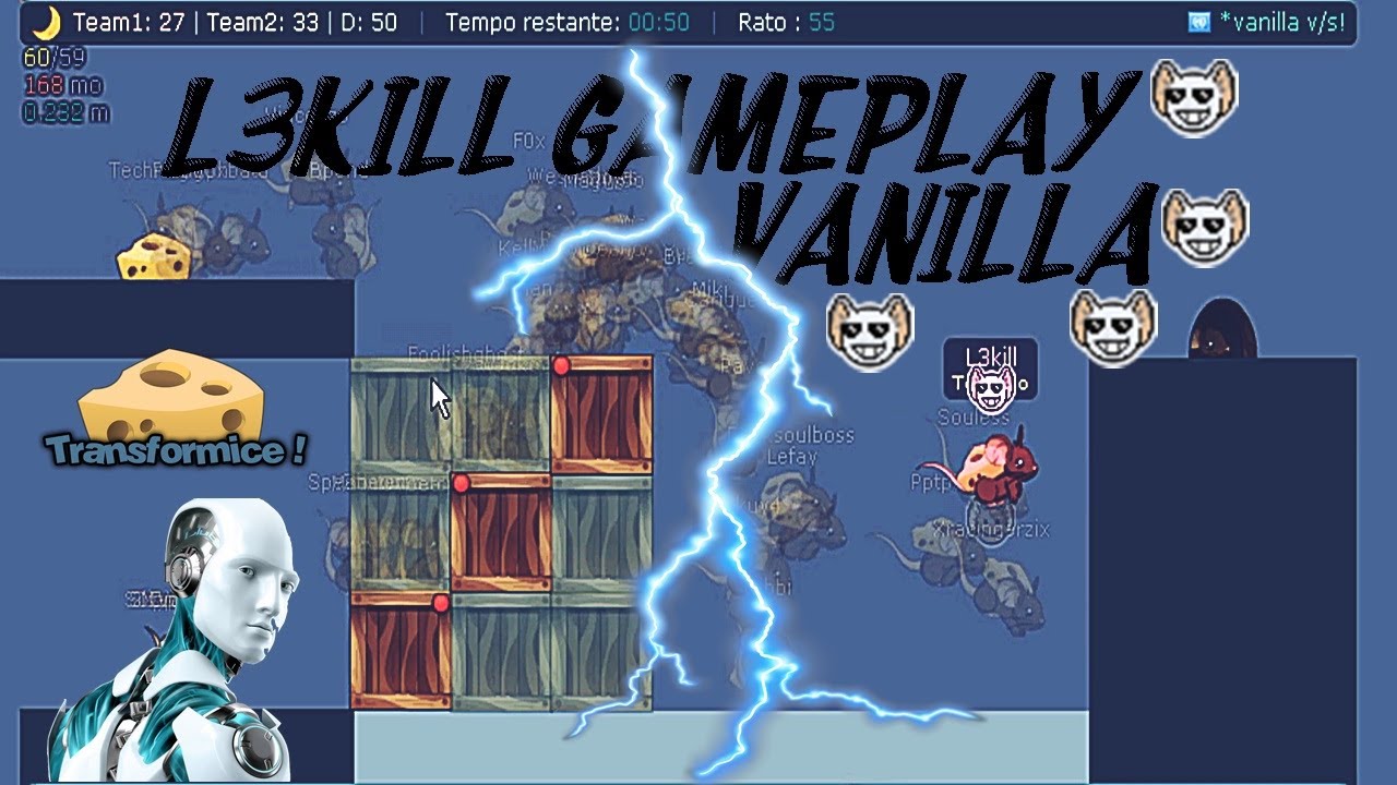 L3kill Gameplay Vanilla - Transformice - YouTube