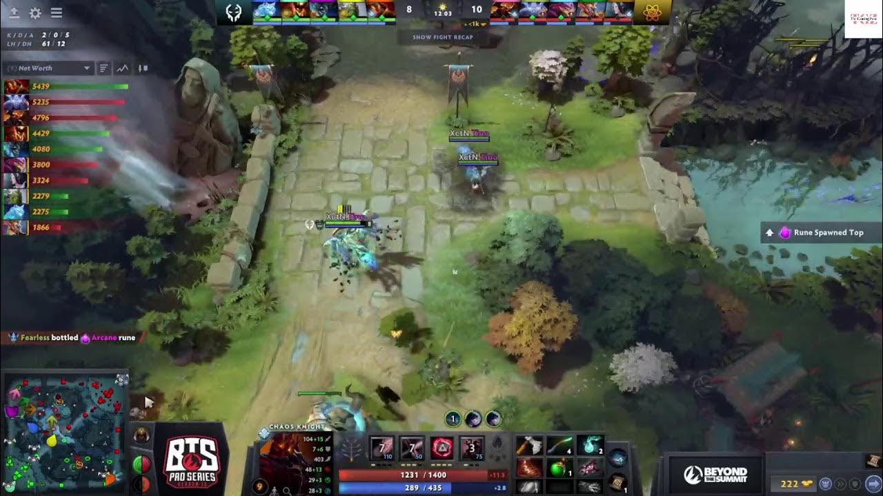 DOTA 2 FNATIC VS XERXIA BTS PRO SERIES 2022 - YouTube