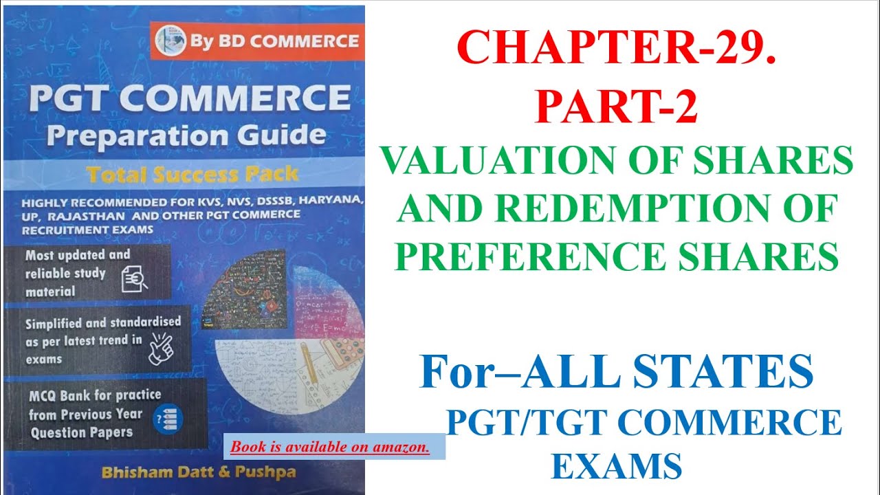 29. (2) ACCOUNTING FOR SHARE CAPITAL_VALUATION OF SHARE_ REDEMPTION OF ...