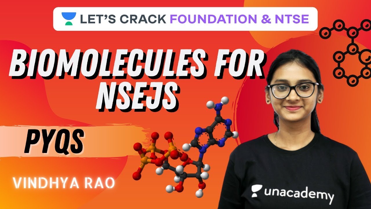 Biomolecules for NSEJS | PYQs | Biology for NSEJS | Vindhya Rao - YouTube