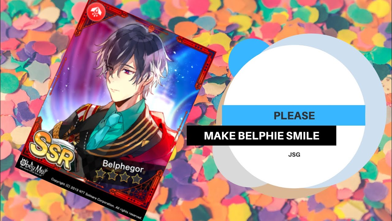 Belphie, smile please (Obey Me meme) - YouTube