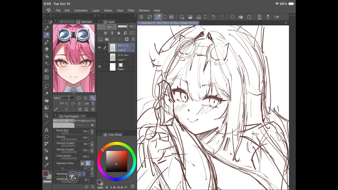 [ LIVE DRAWING ] Let's draw Raora | Clip Studio Paint - YouTube