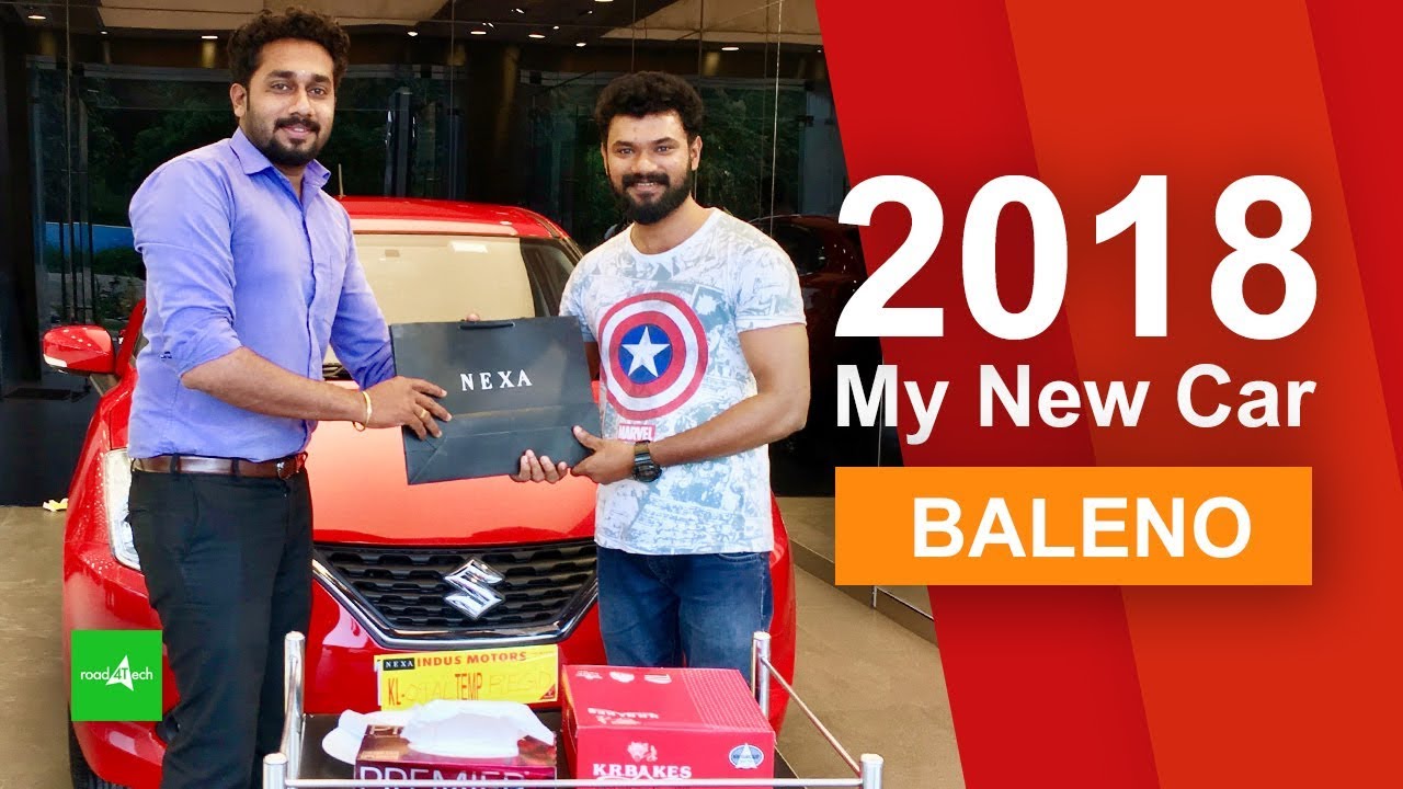 Taking Delivery Of Baleno Fire Red (2018) - YouTube