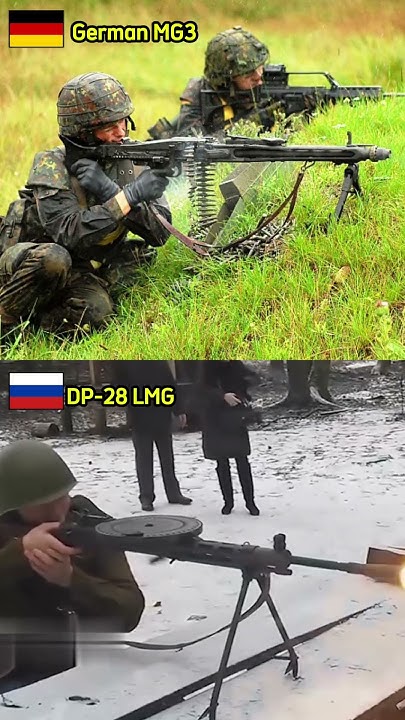 MG3 🇩🇪 vs DP-28 🇷🇺 – Legendary Battlefield Power Compared! 🔥 #shorts - YouTube