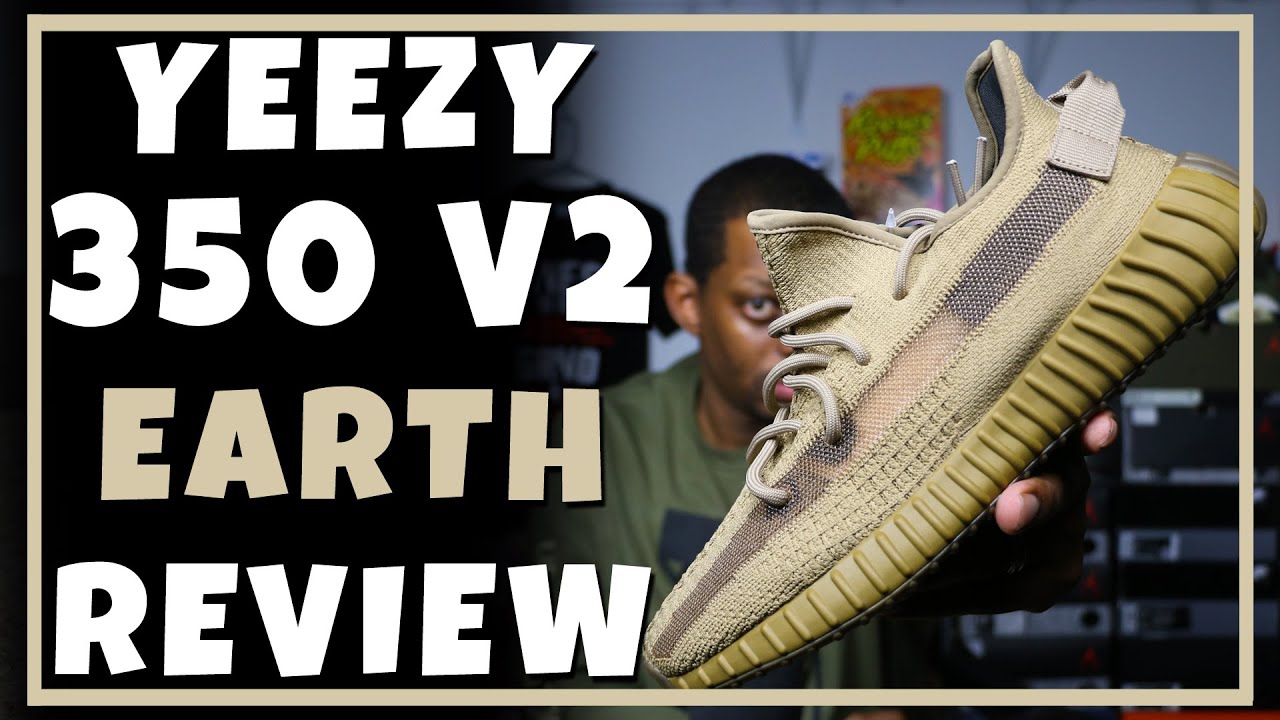 ADIDAS YEEZY 350 V2 EARTH REVIEW | YEEZY 350 V2 EARTH - YouTube