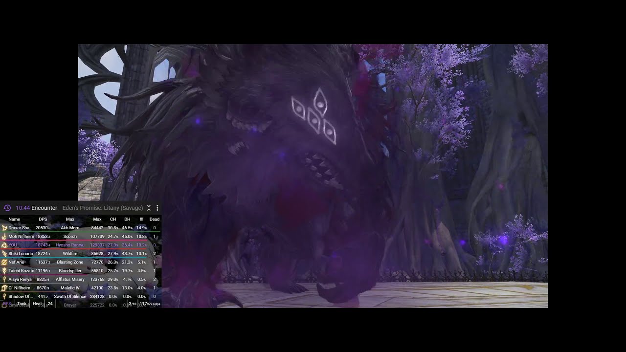 FF14 Eden's Promise (Savage): Litany (Shadowkeeper) First clear - NIN ...