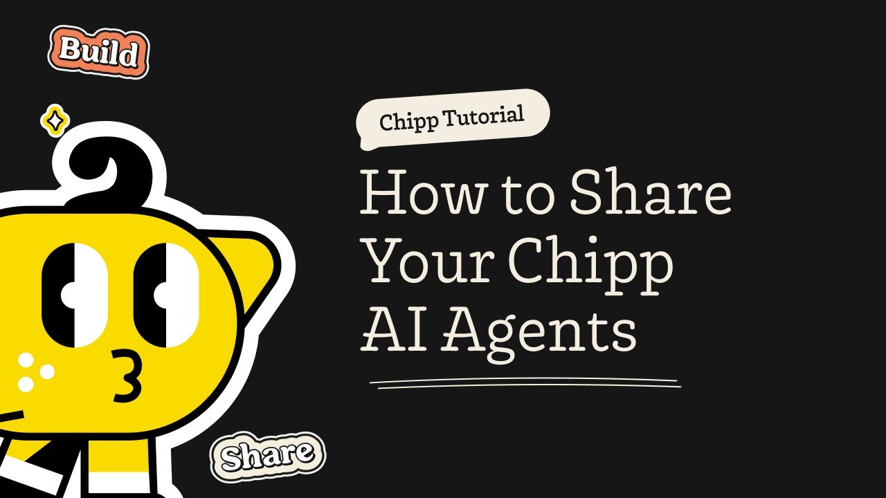 How to Share Your Chipp AI Agents - YouTube