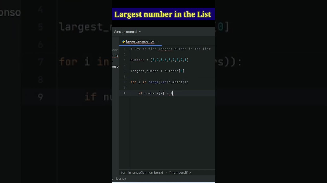 100daysofpython day3 How To Find Largest Number In Python List YouTube 100daysofpython day3 How To Find Largest Number In Python List YouTube