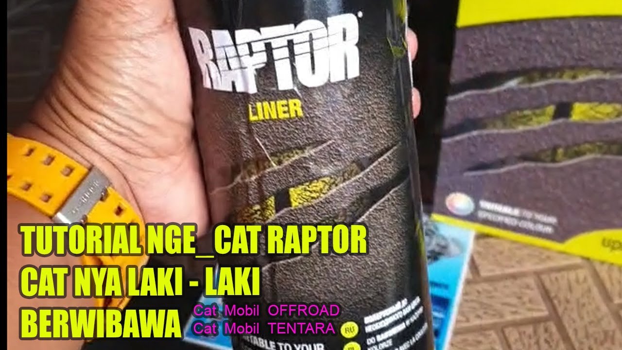 Tutorial Ngecat Mobil Offroad Pakai Cat Raptor / eps 31 - YouTube