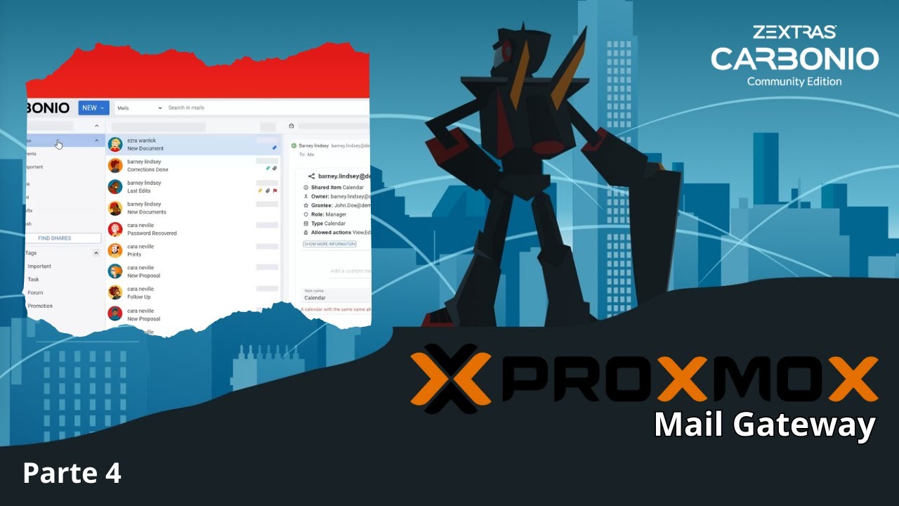 Proxmox Mail Gateway con Carbonio CE - Parte 4/4 | NETWORLD - YouTube