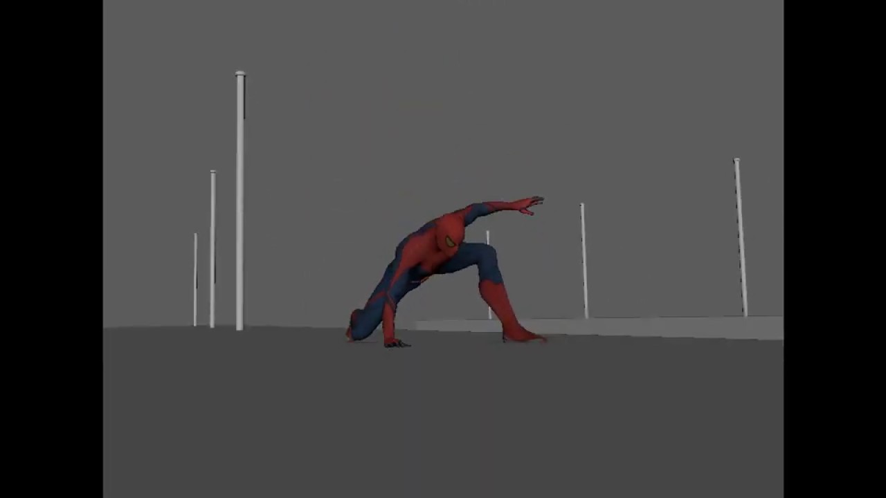 Spider-man jump animation - YouTube