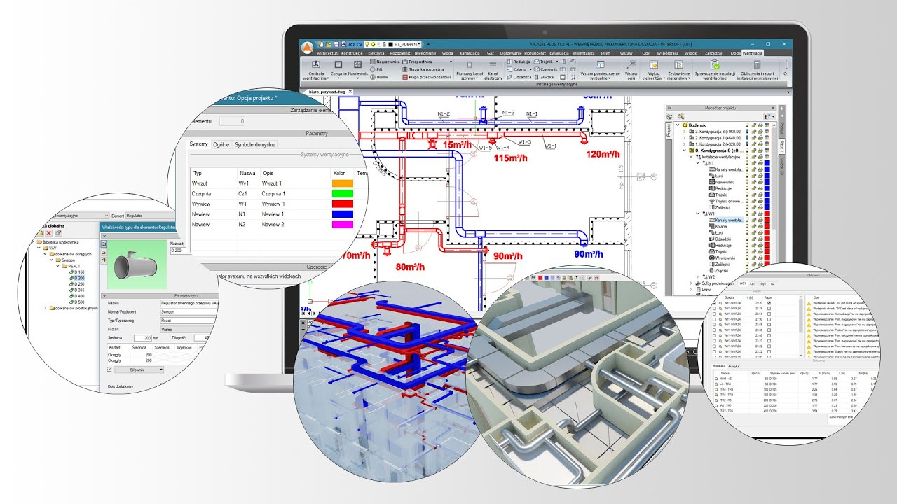 Tutorial for ArCADia-VENTILATION SYSTEMS | ArCADia BIM - YouTube