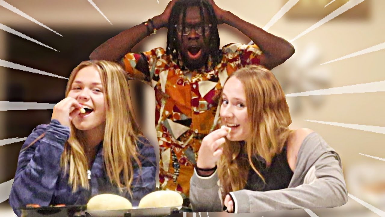 I Had 2 White Girls Try Nigerian Fufu For The First Time! - YouTube